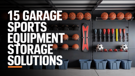 15 Sports Equipment Garage Storage Solutions for Active Families
