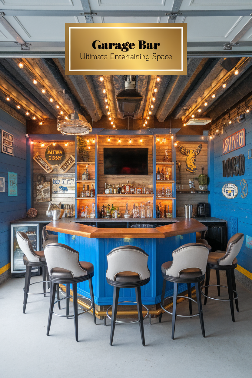 How to Create the Ultimate Garage Bar for Entertaining