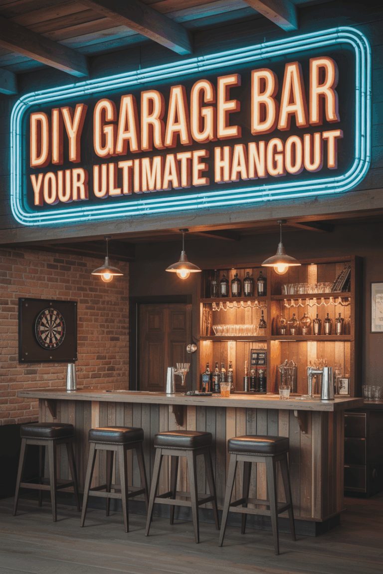 Craft Your Dream Watering Hole: 7 Steps to an Epic DIY Garage Bar