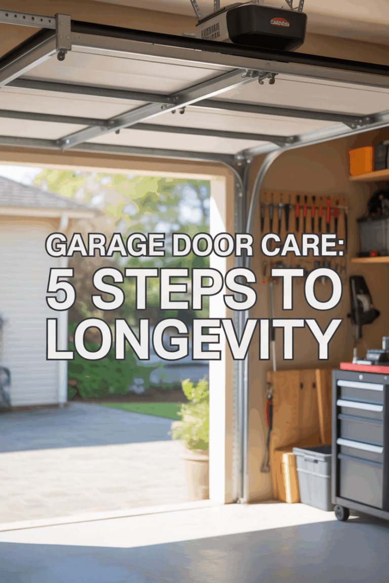 Do Garage Doors Need Maintenance? 5 Steps to Healthy Doors
