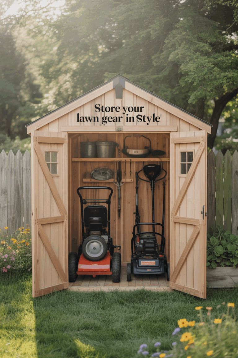 14 Ways to Store Your Lawn Tractor / Mower or Blower